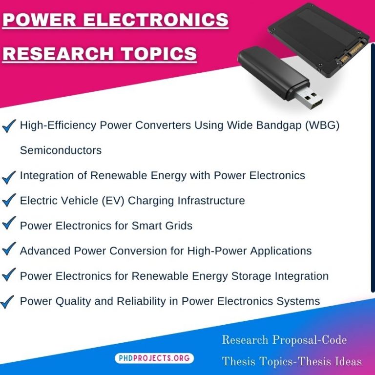 Power Electronics Research Proposal Topics